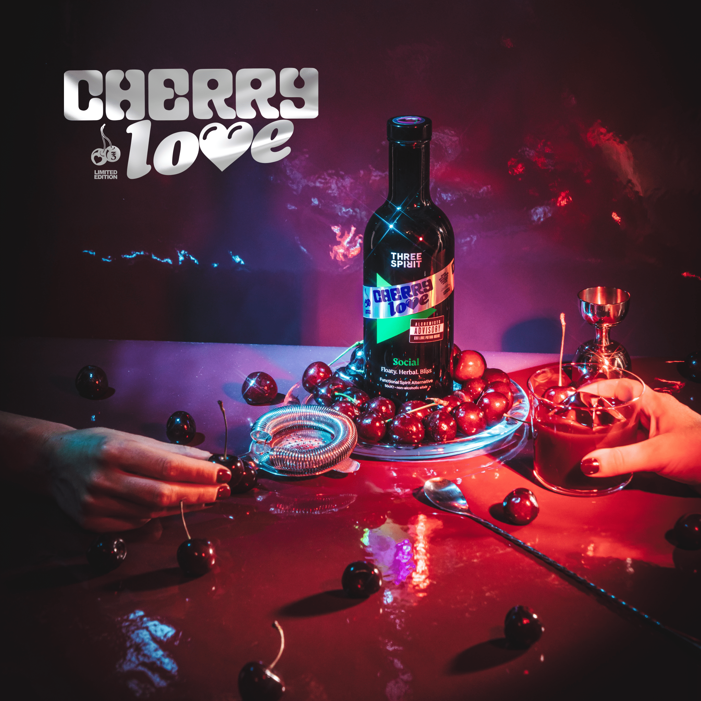 Cherry Love Social XXX LIMITED EDITION | Non-Alcoholic Drinks | Three ...