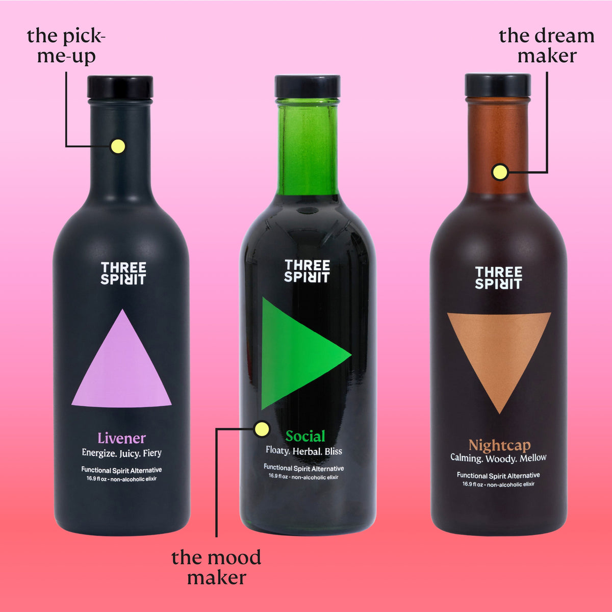 The Welcome Pack | Non-Alcoholic Drinks | Three Spirit Drinks – Three ...